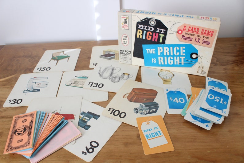 1964 the Price is Right Game Milton Bradley Box Measures | Etsy
