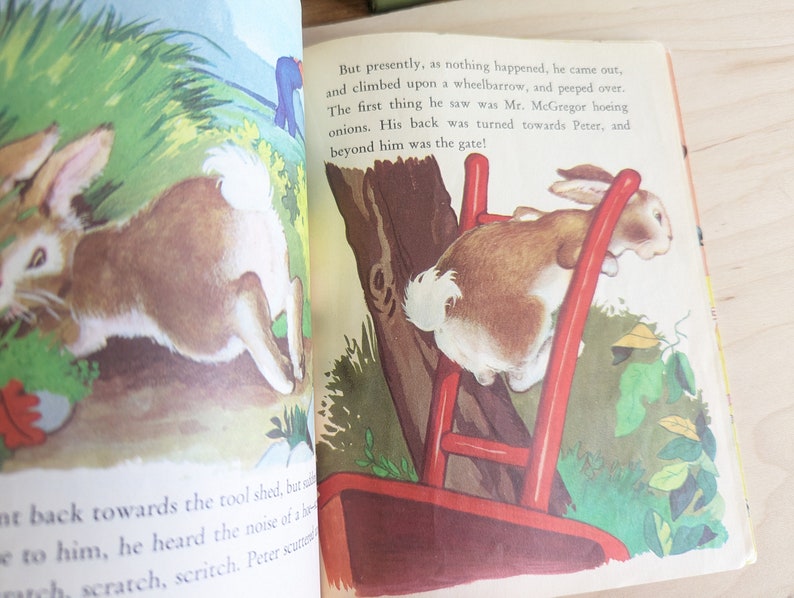 Peter Rabbit, Little Golden Book 1958, Hardback Children's Book - Etsy