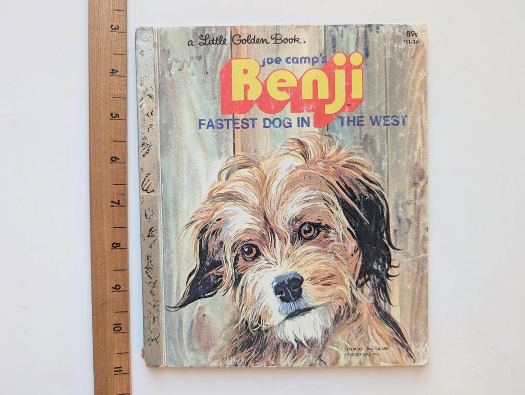 Benji, Little Golden Book 1978, Hardback Children's Book - Etsy
