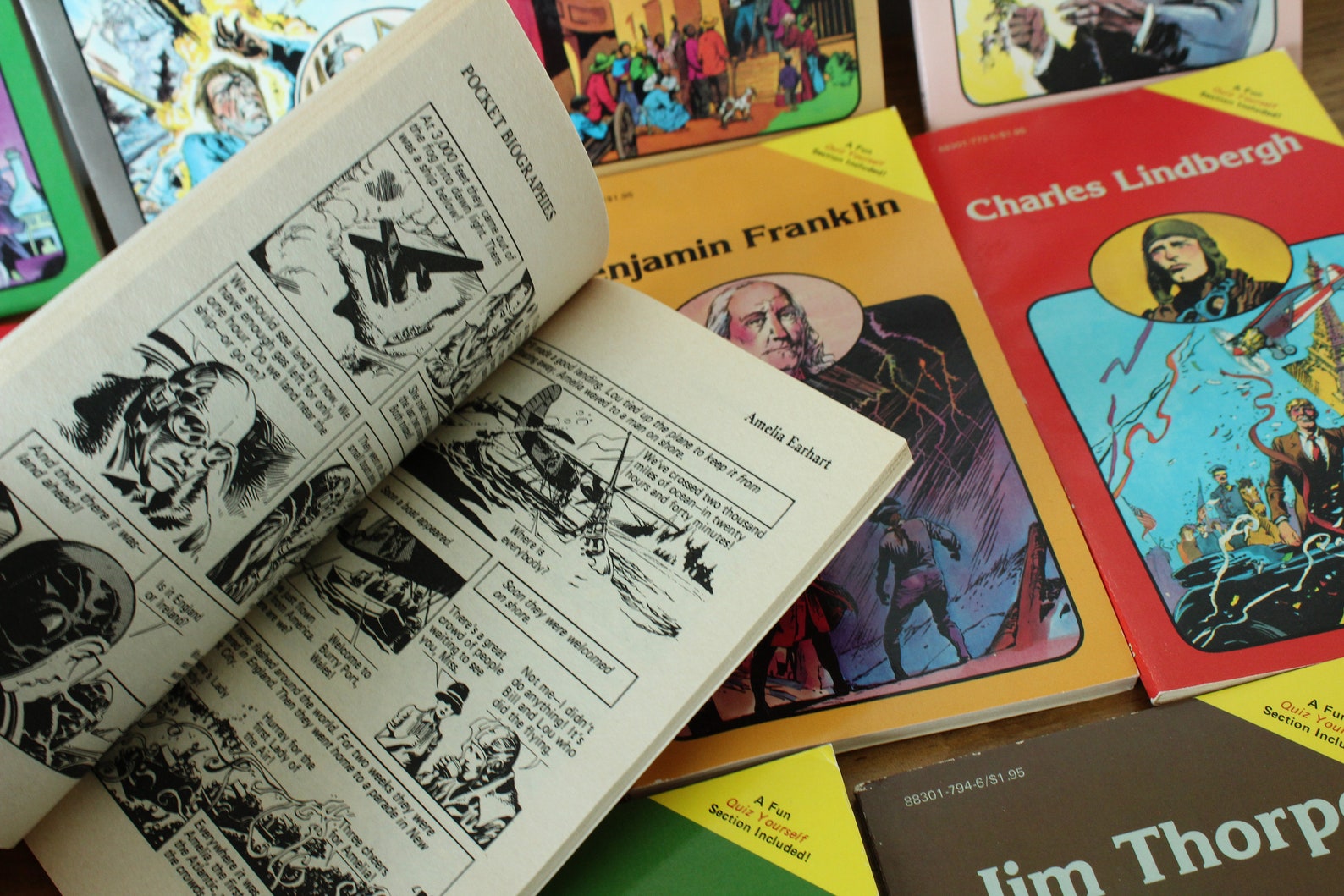 Choose Your Biography Graphic Novel Pocket Biographies 1984 | Etsy