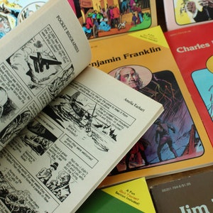 Choose Your Biography Graphic Novel, Pocket Biographies, 1984, 4.2x7 ...