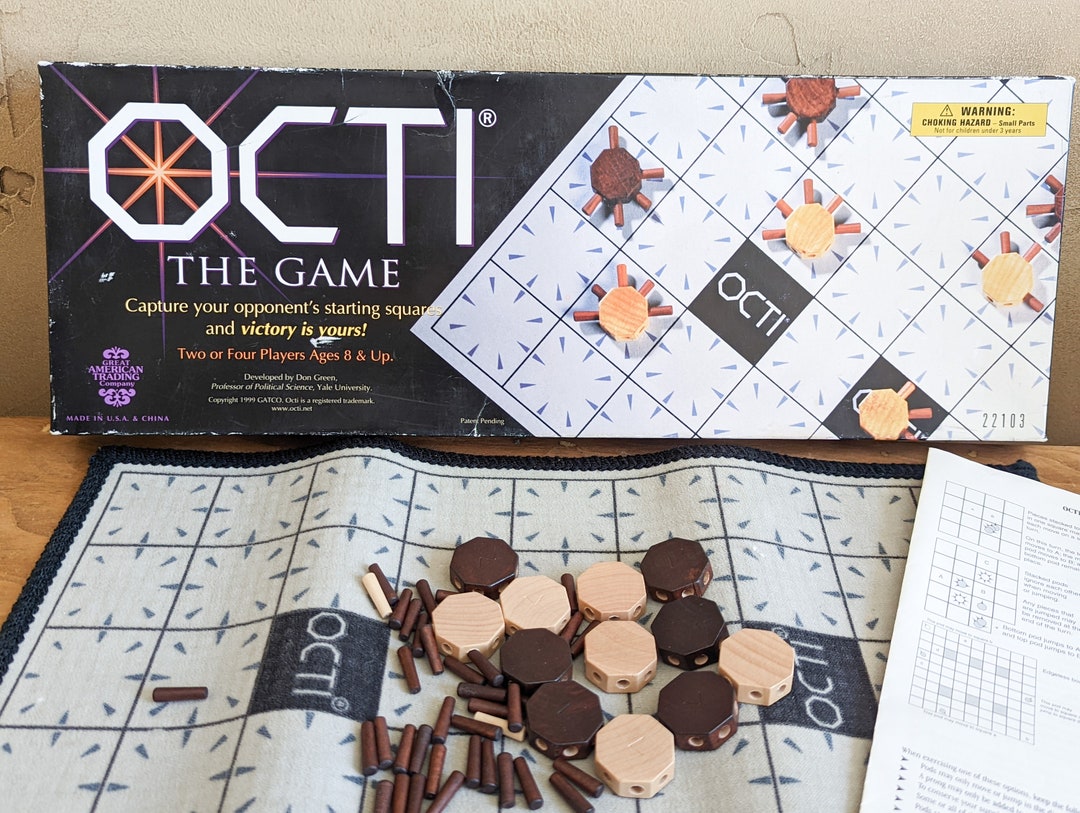Octi the Game, Great American Trading Company, 1999, Complete - Etsy