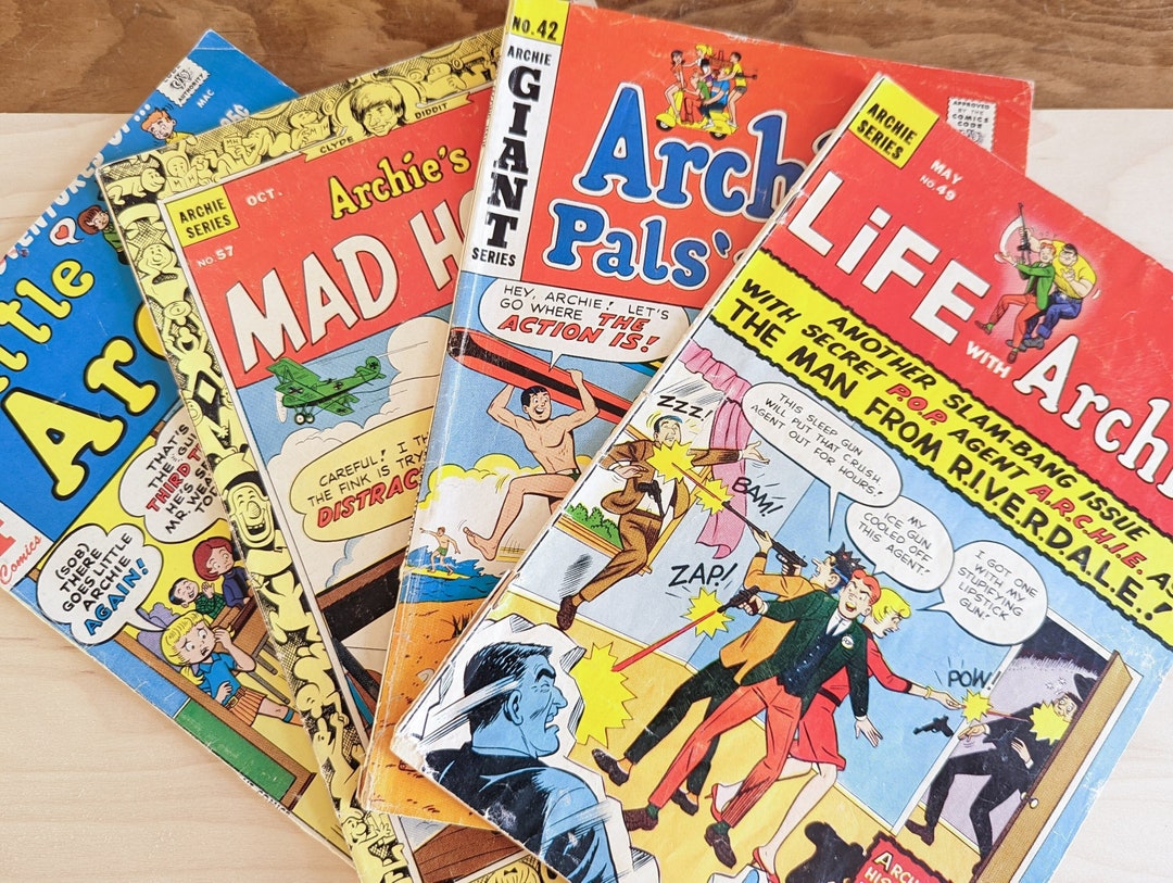 4 Archie's Comic Books: Archie's Mad House No. 57, Archie's Pals N Gals ...