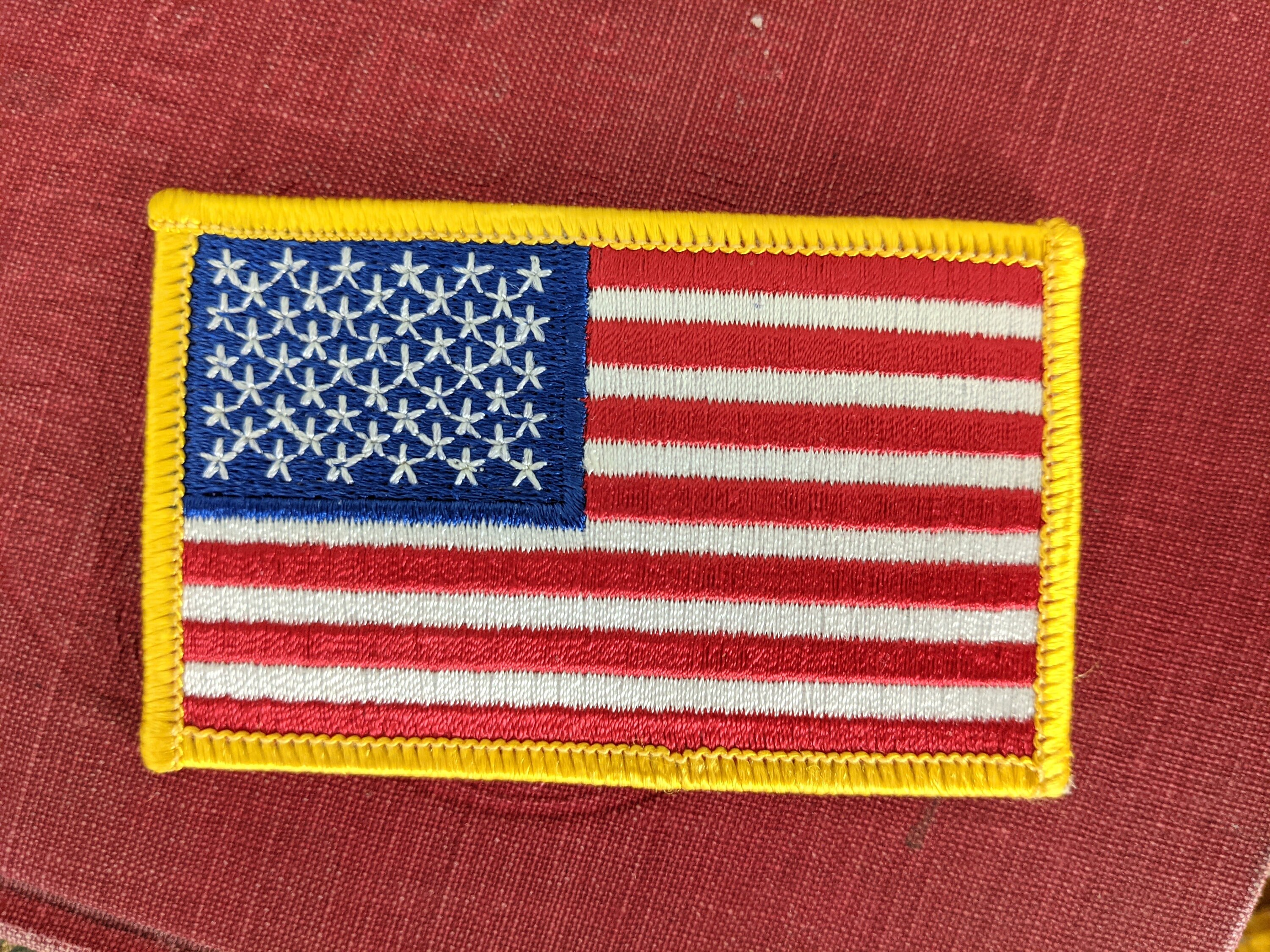 United States of America Flag Patch American Flag Iron on 2 | Etsy