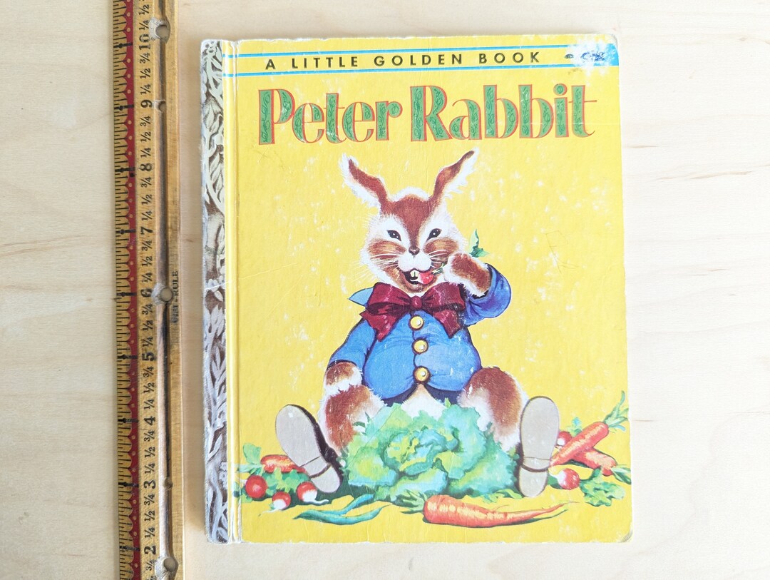 Peter Rabbit, Little Golden Book 1958, Hardback Children's Book - Etsy