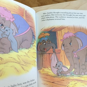 Dumbo, Little Golden Book 1988, 6.75x8 Inch Hardcover Children's Book ...