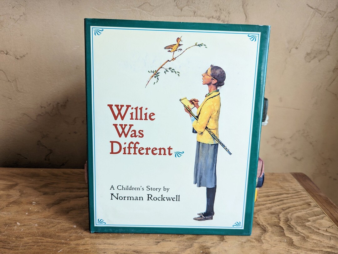 Willie Was Different by Norman Rockwell, Hardcover 1994, 8.5x10.5 ...
