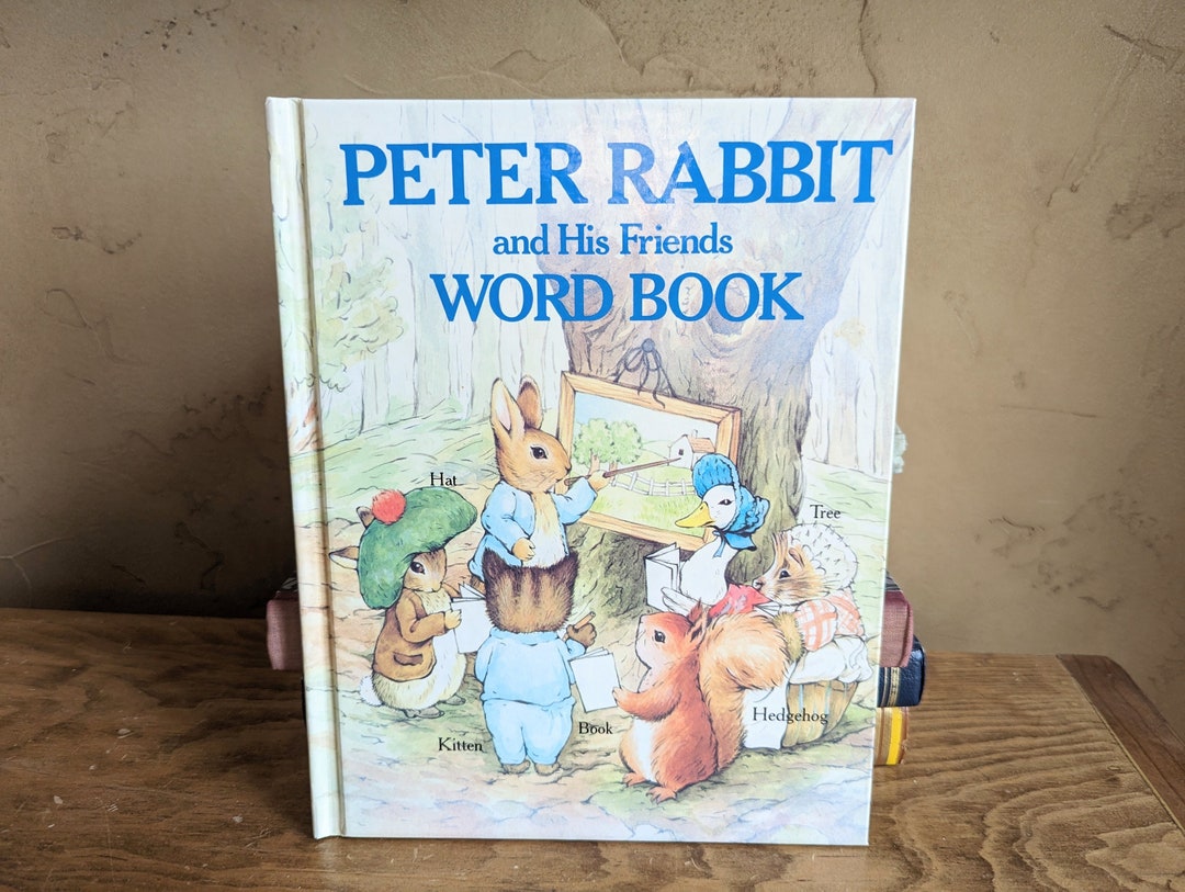 Peter Rabbit and His Friends Word Book, Hardcover 1988, 8x10.5 Inches ...