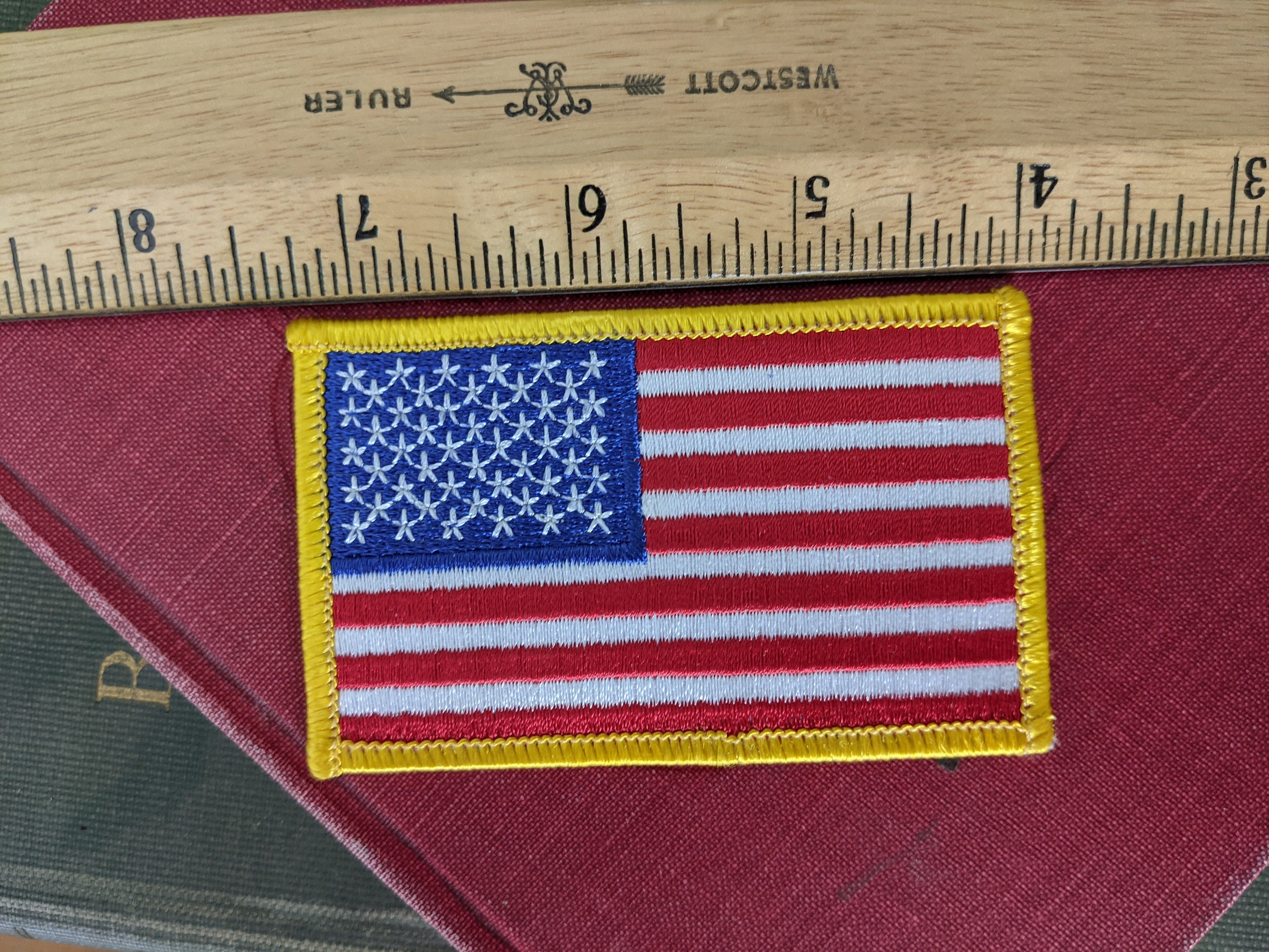 United States of America Flag Patch American Flag Iron on 2 | Etsy