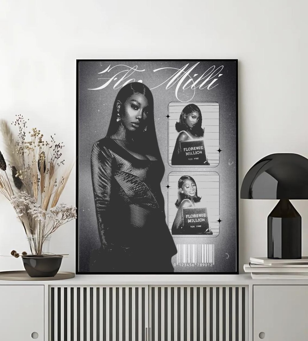 Flo Milli Poster, Music Wall Art Print, Hip Hop Room Decor, Bedroom ...