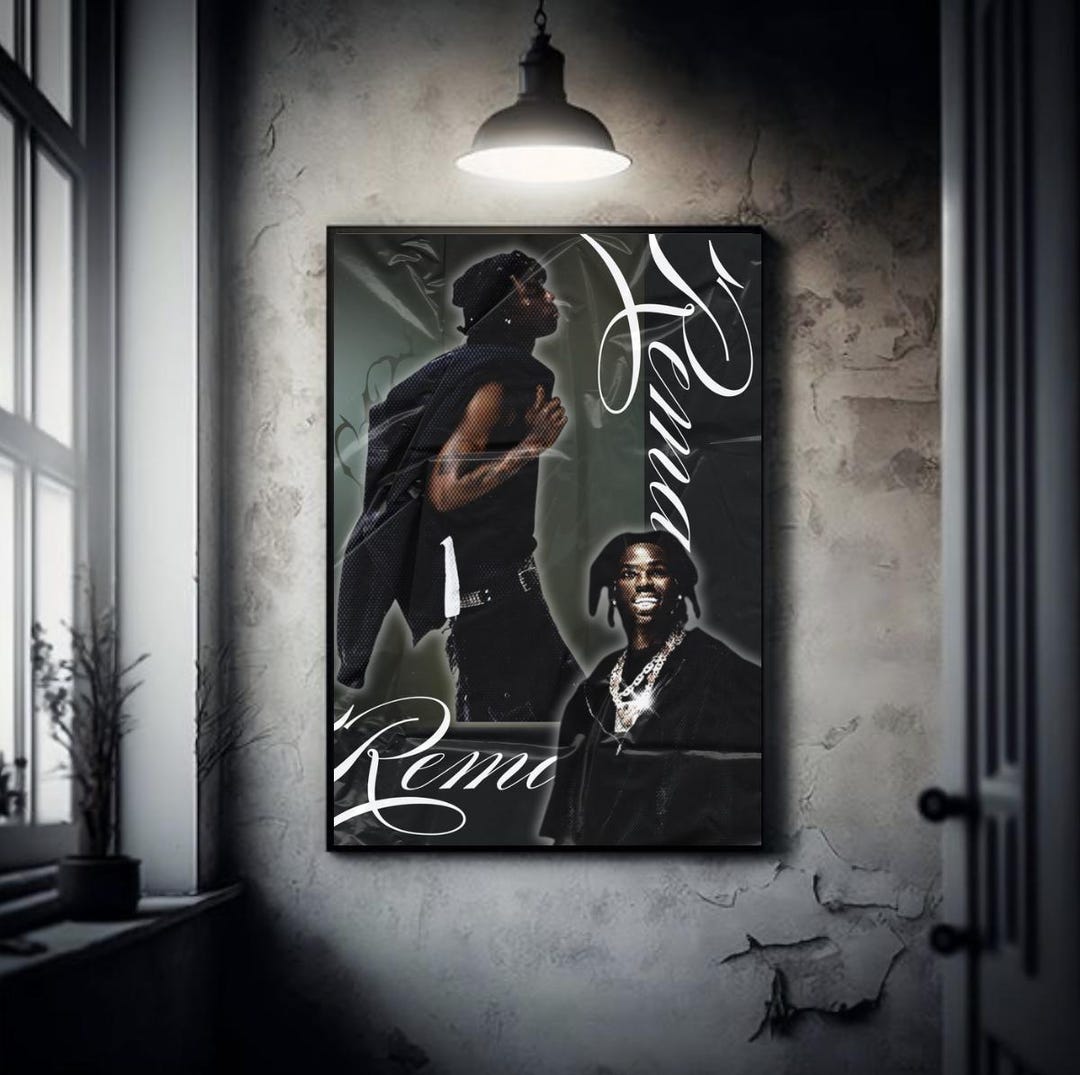 Rema Poster / Wall Art / Afro Modern Art Print African Art Black Art ...