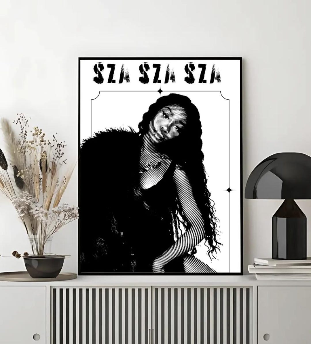 SZA Vintage R&B Poster, Rolled Posters for Music Lovers, Retro Wall Art ...