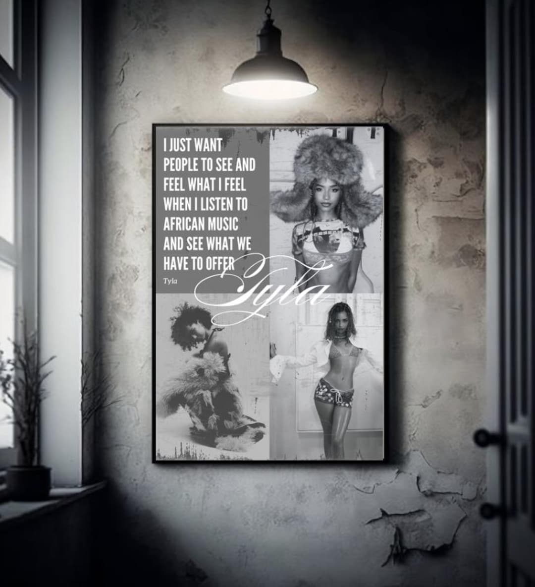 Tyla Poster/ Tyla Decor, Tyla Gift, Tyla Print, Tyla Quote Wall Art ...
