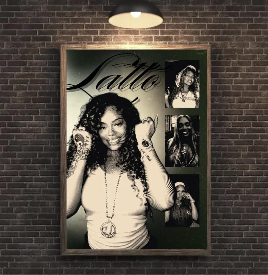 Latto Poster Wall Art Digital File- Music Poster, Y2k Wall Art - Etsy