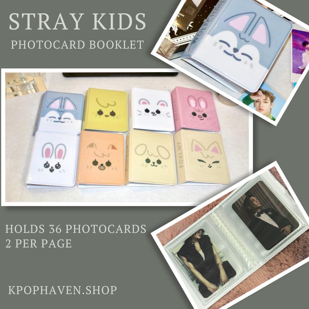Stray Kids SKZOO Photocard Book, SKZ, Wolfchan, Bbokari, Jiniret ...
