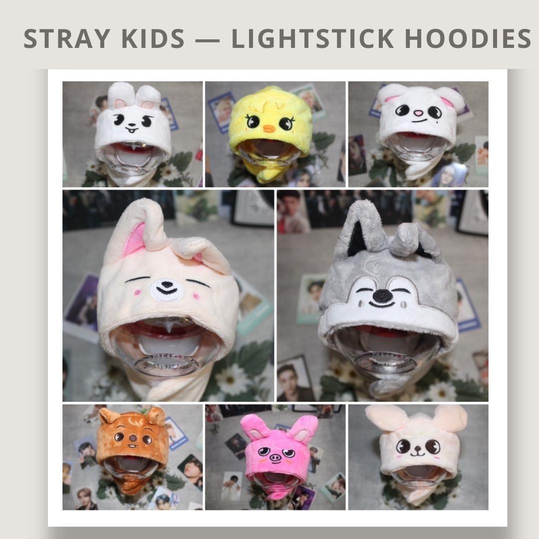 Stray Kids SKZOO Lightstick Cape, Lightstick Hoodie, SKZ, Bangchan ...