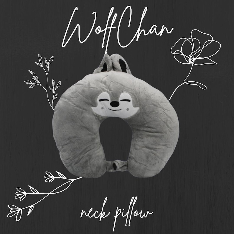 Stray Kids SKZOO Neck Pillows, SKZ, Bangchan, Felix, Hyunjin, Changbin ...