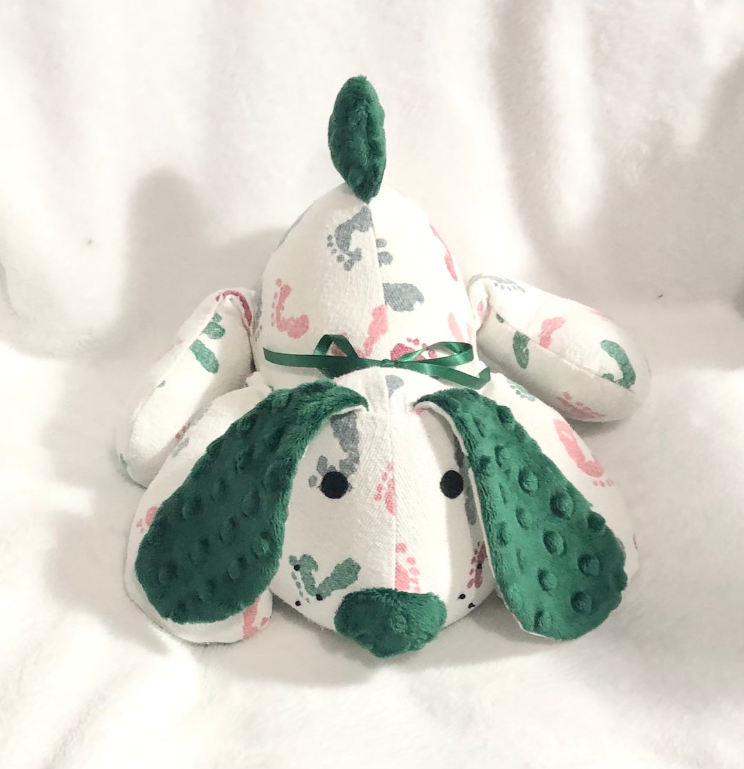 Keepsake Memory Puppy From Upcycled Clothes or Blanket/birth Stat Puppy ...
