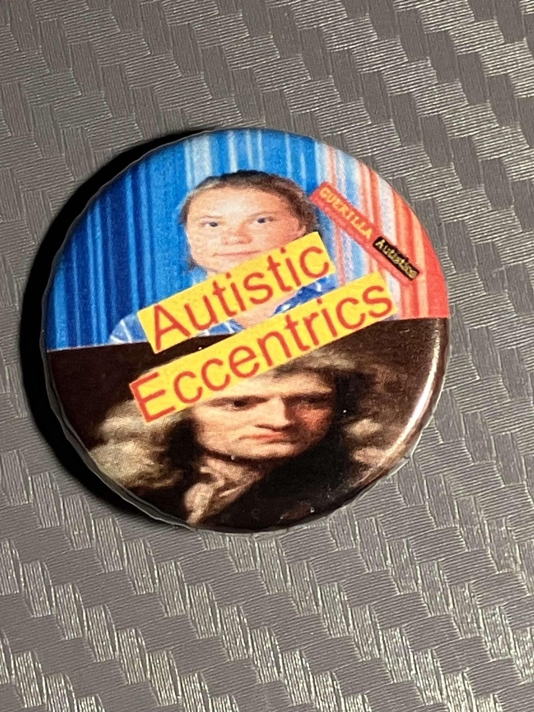 AUTISTIC ECCENTRICS Badge Autism Neurodiverse Neurodivergent ...