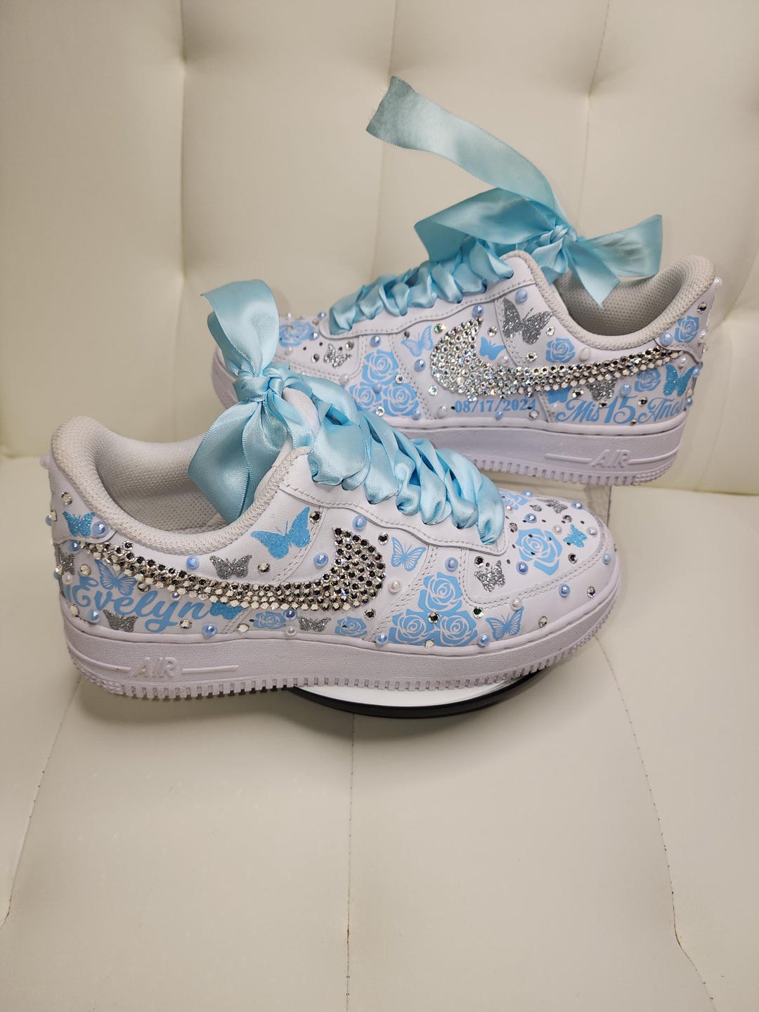 Fifteenth Birthday Nike Shoes, Quinceañera Nike Shoes, Personalized ...
