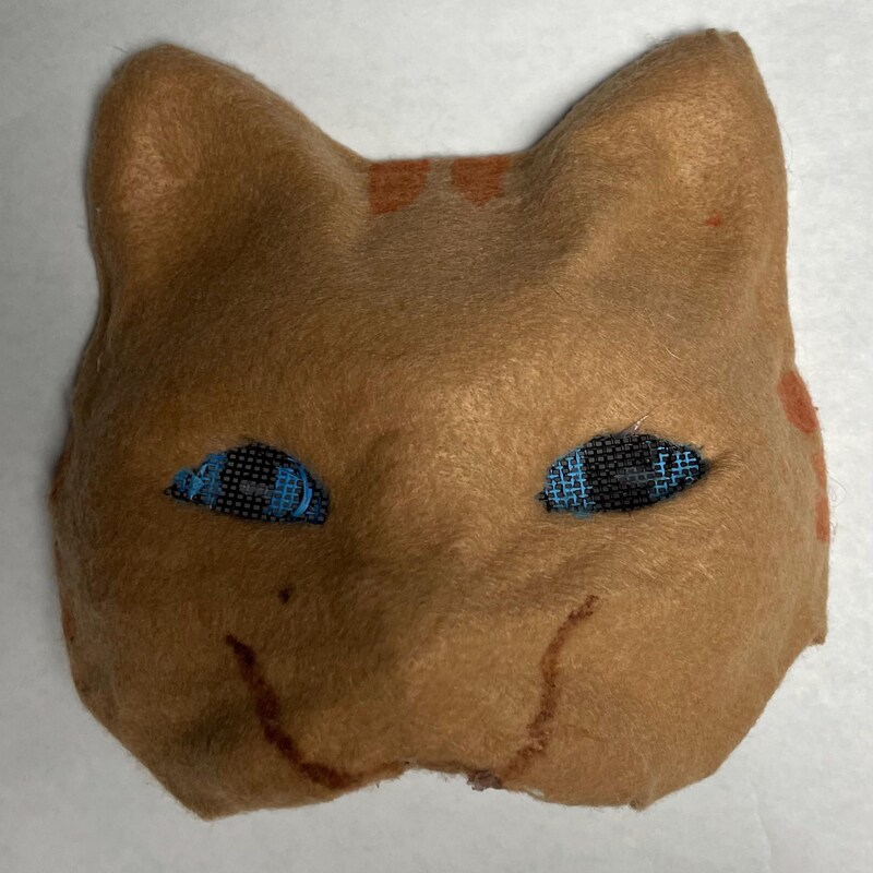 Therian Orange Tabby Cat Mask - Etsy