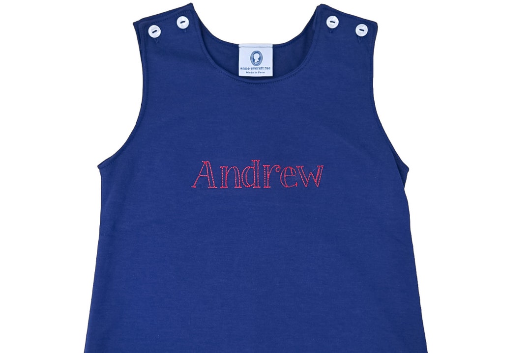 Pima Cotton Jon Jon-french Blue-navy-cute Toddler Clothes-comfortable ...