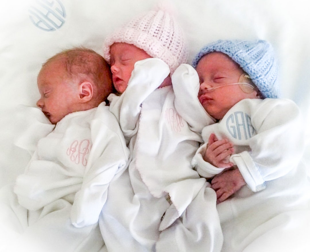 Triples Coming Home Outfits-newborn Outfits-newborn Pictures-shower ...