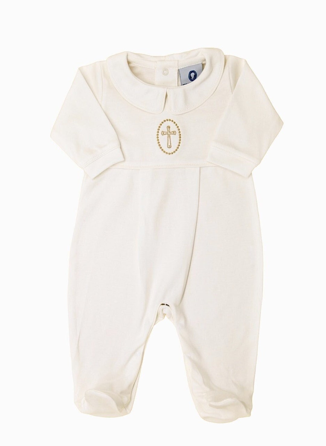 Luke Baptism Outfit-cream W Cream Trim-baby Boy Baptism Outfit-baby Boy ...