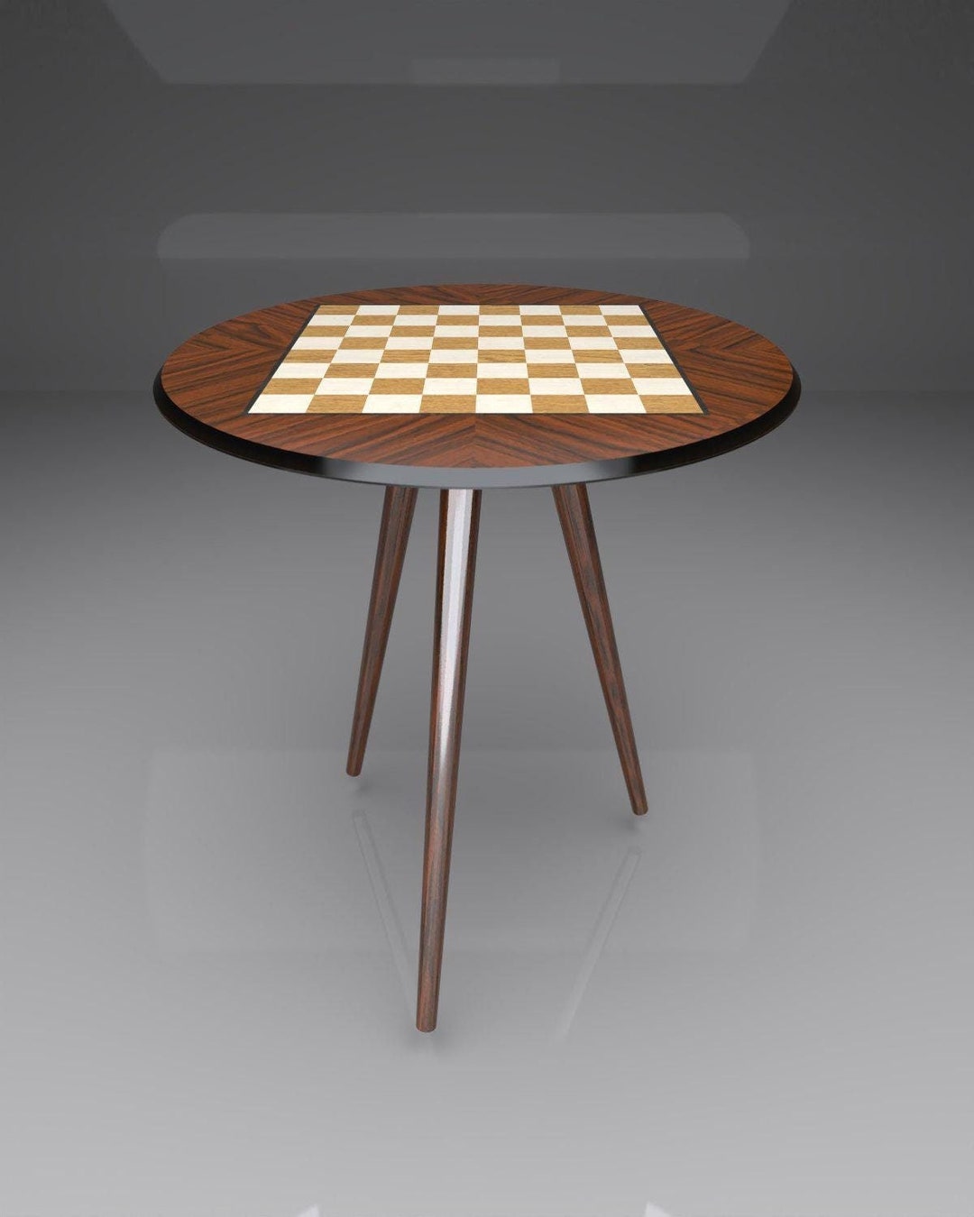 Round Chess Coffee Table | Round Chess Table | Side Table ...
