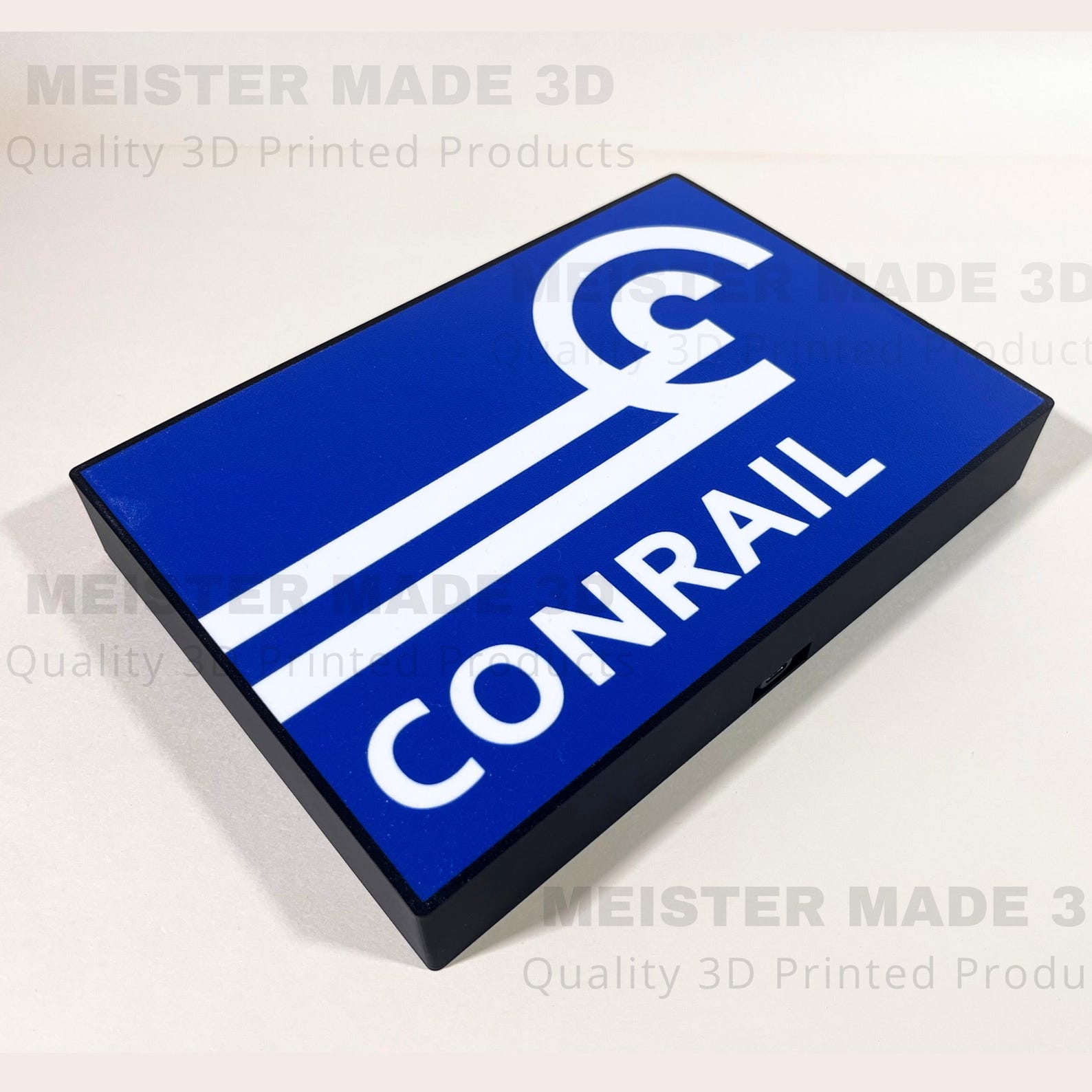 Conrail Light up Sign, Train Gifts, Railroad Collector, Railroad Sign ...