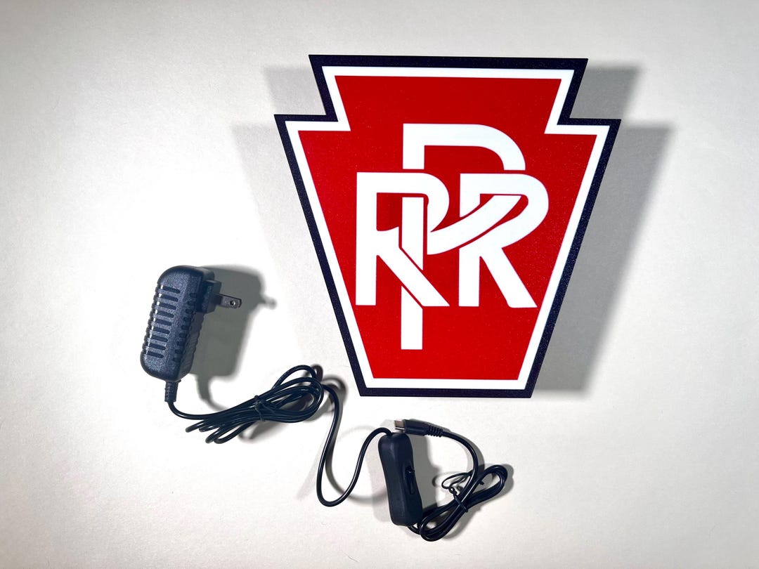 Pennsylvania Light up Sign, Railroad Sign, Train Gift, LED Signs ...