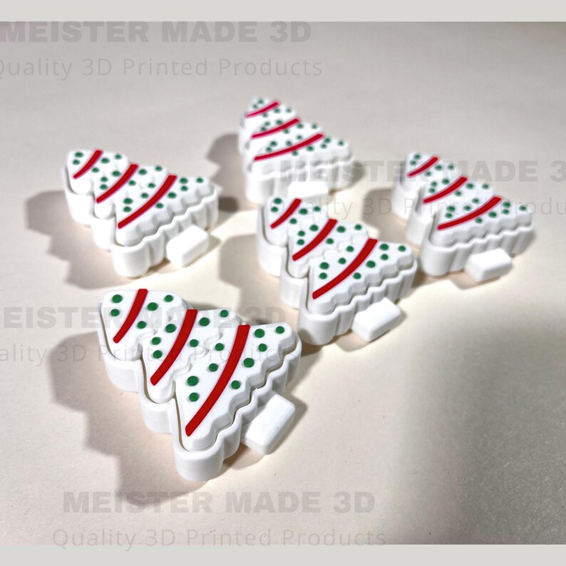 Little Debbie Christmas Tree Inspired Fidget Clicker Toy - Etsy