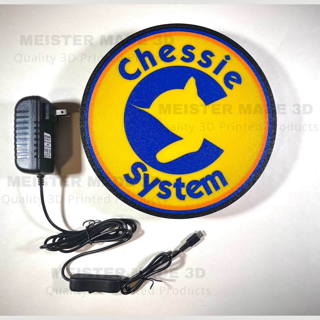 Chessie, Light up Sign, LED Sign, C&O, Train Gifts, Railroad Collector ...