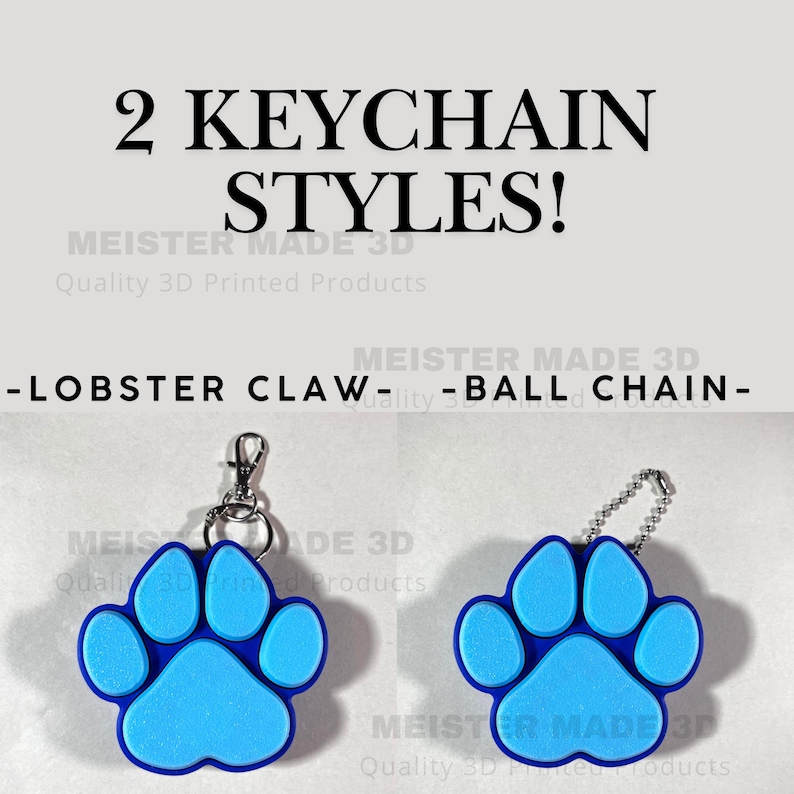 Dog & Cat Paw Fidget Clicker Keychain, Pet Lover Gifts, Desktop Toy ...
