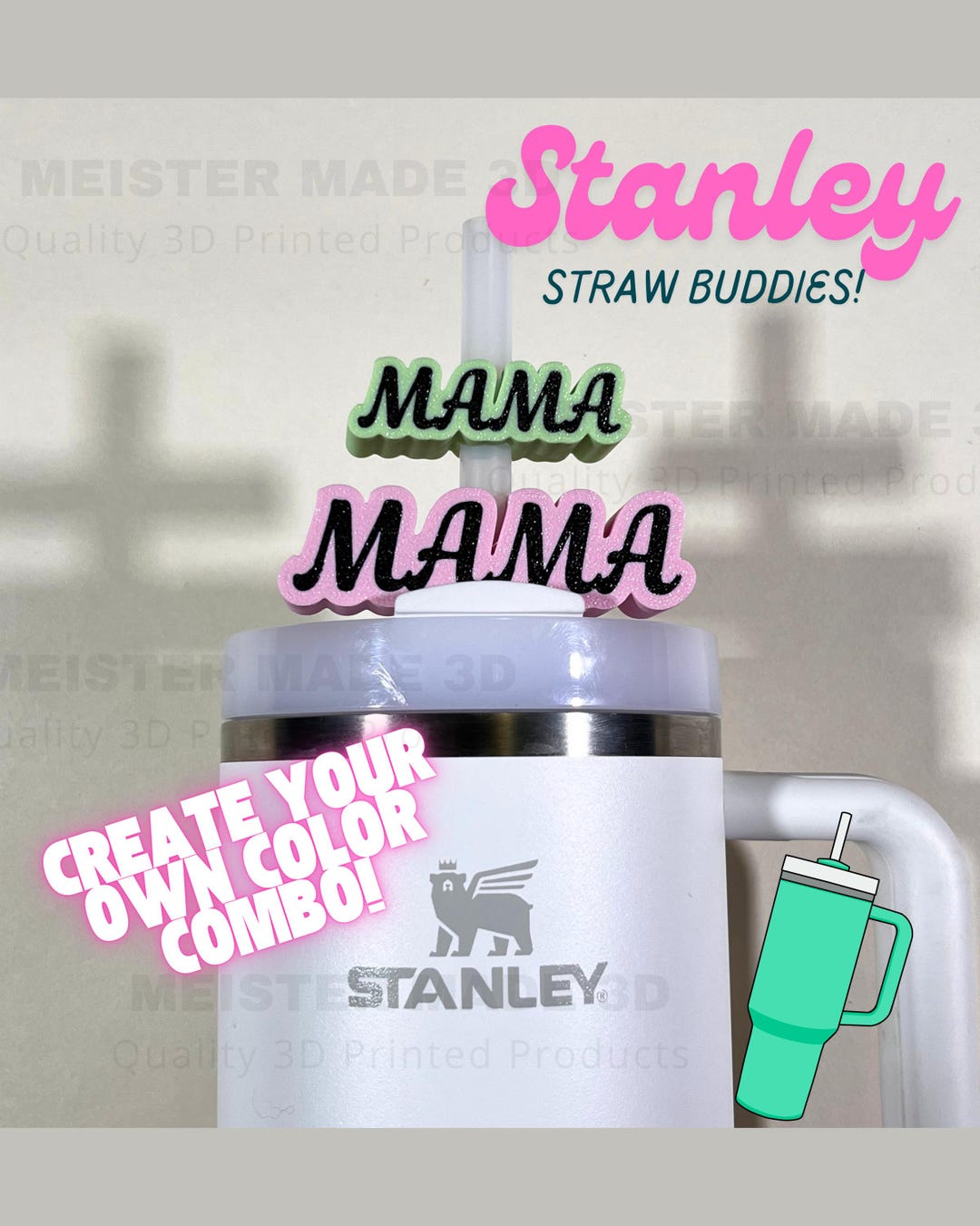 Mama Stanley Buddy, Customizable, Topper, Personalized Gift, Gift for ...