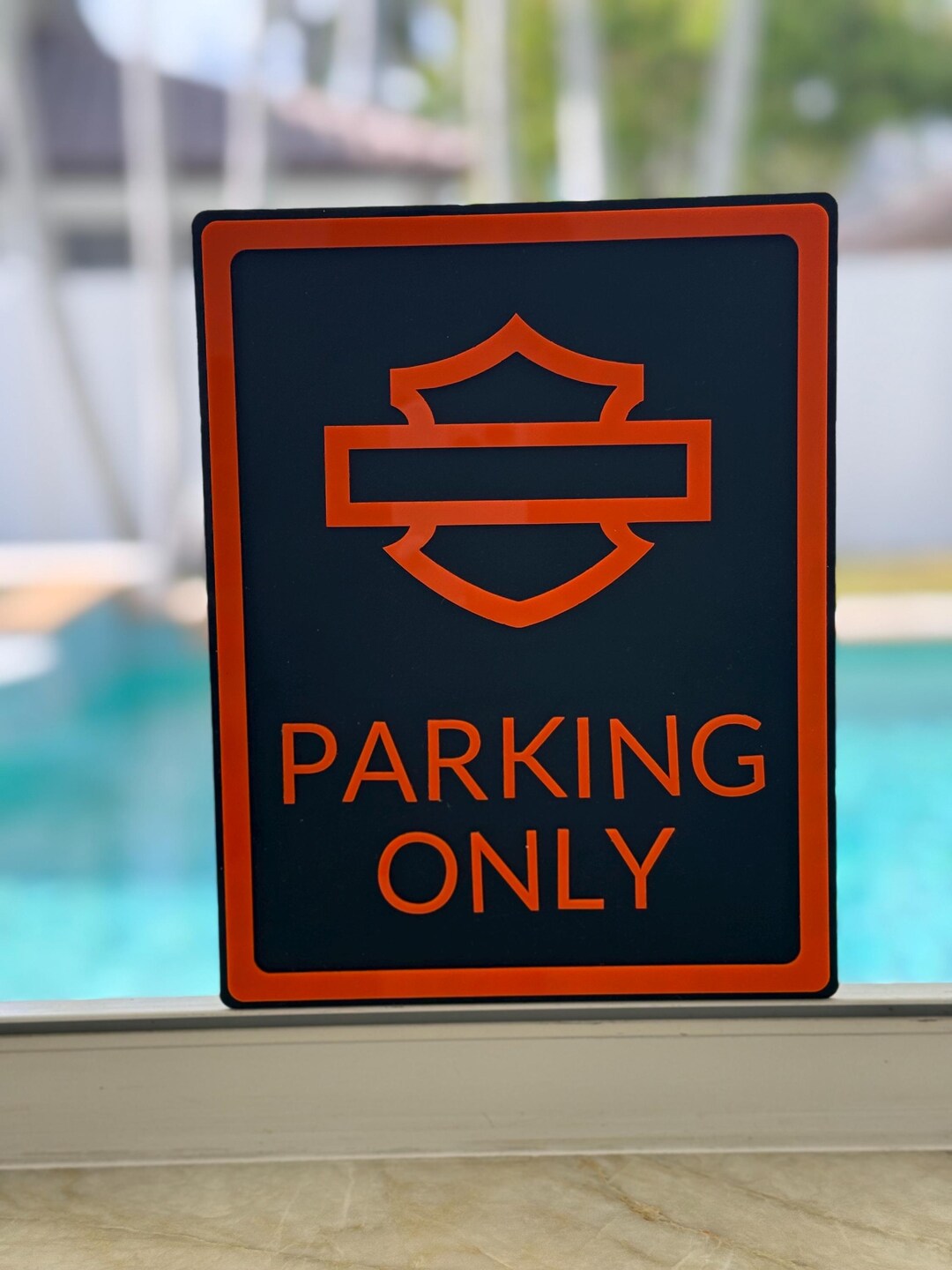 Motorcycle Parking Sign | Garage Sign - Etsy