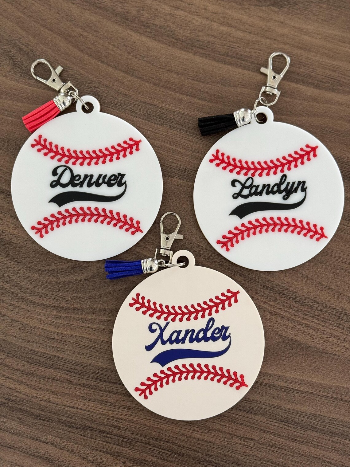 Flush Baseball Name Tag - Etsy