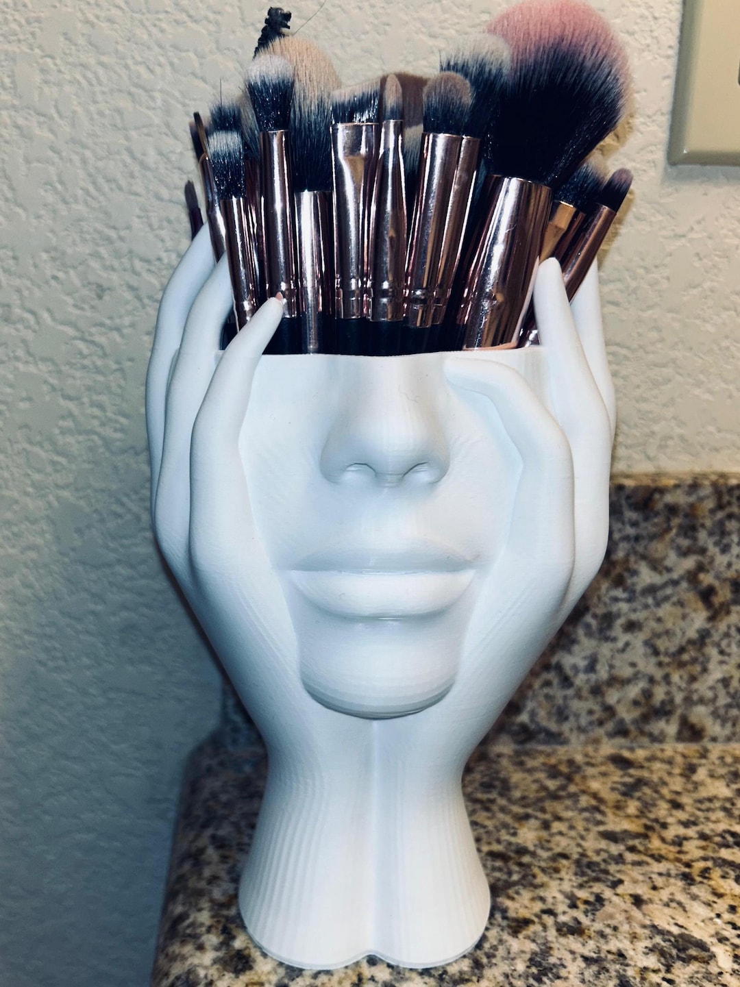 Modern Makeup Brush Holder - Etsy