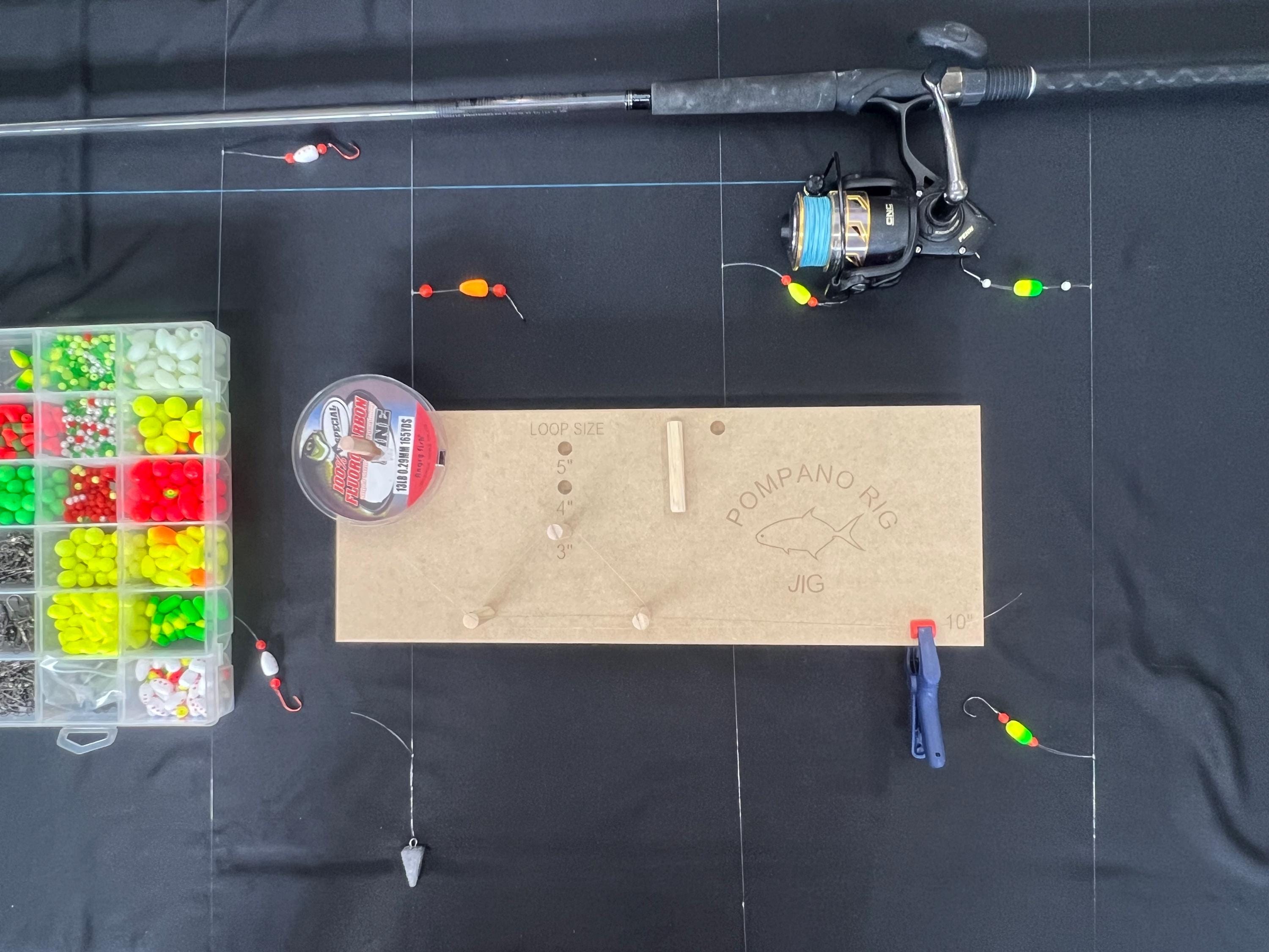 Pompano, High-low, Chicken Rig Tying Board Brand New and Customizable ...