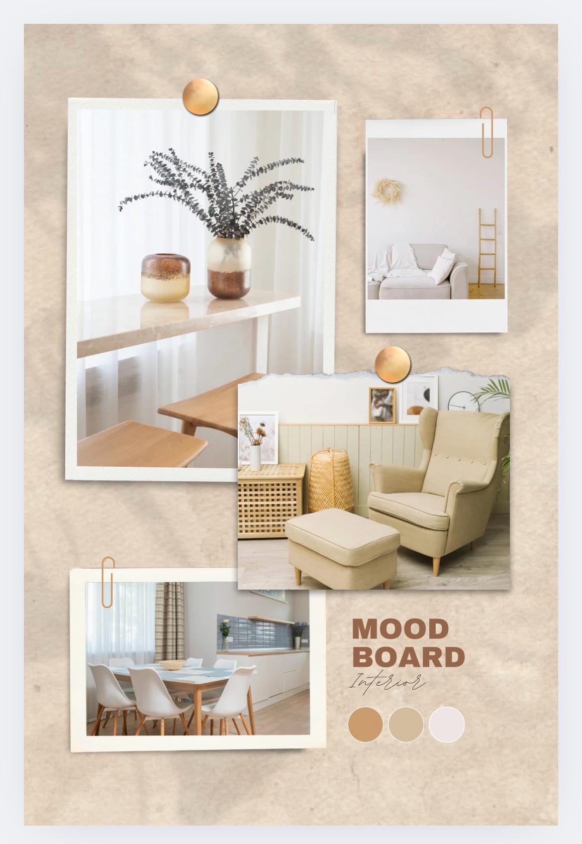 Vision Board Printables Digital Mood Board Printable Mood Board Kit ...