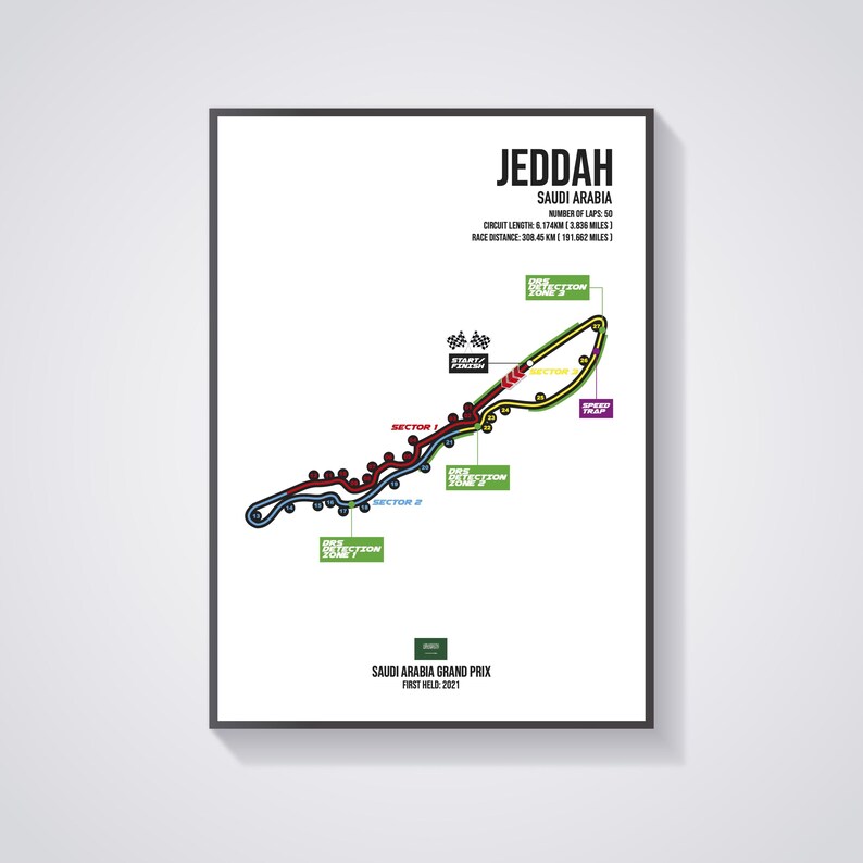 Jeddah Corniche Circuit - Jeddah - Saudi Arabia - Saudi Arabian Grand ...
