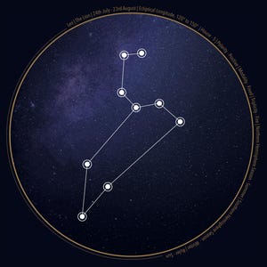 Leo - Star Sign - Zodiac - Signs of the Zodiac - Digital Download ...
