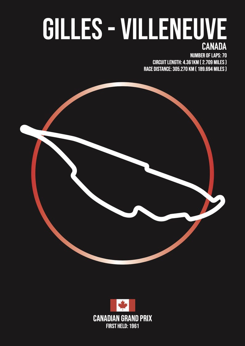 Circuit Gilles Villeneuve - Canada - Canadian Grand Prix - City Circuit ...