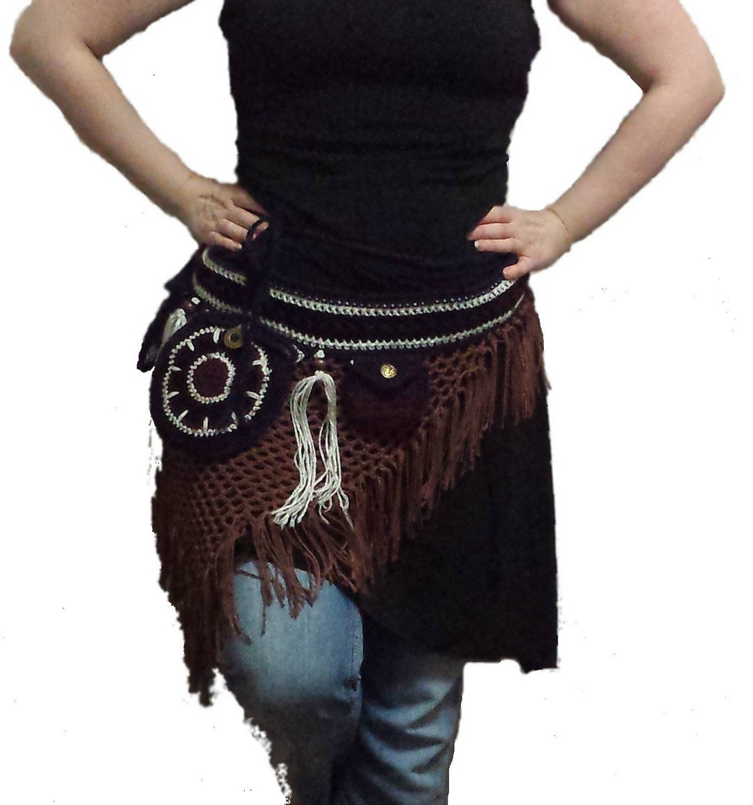 Stash Festival Utility Belt Crochet Pattern Hippie Gyspy Bohomian Boho ...