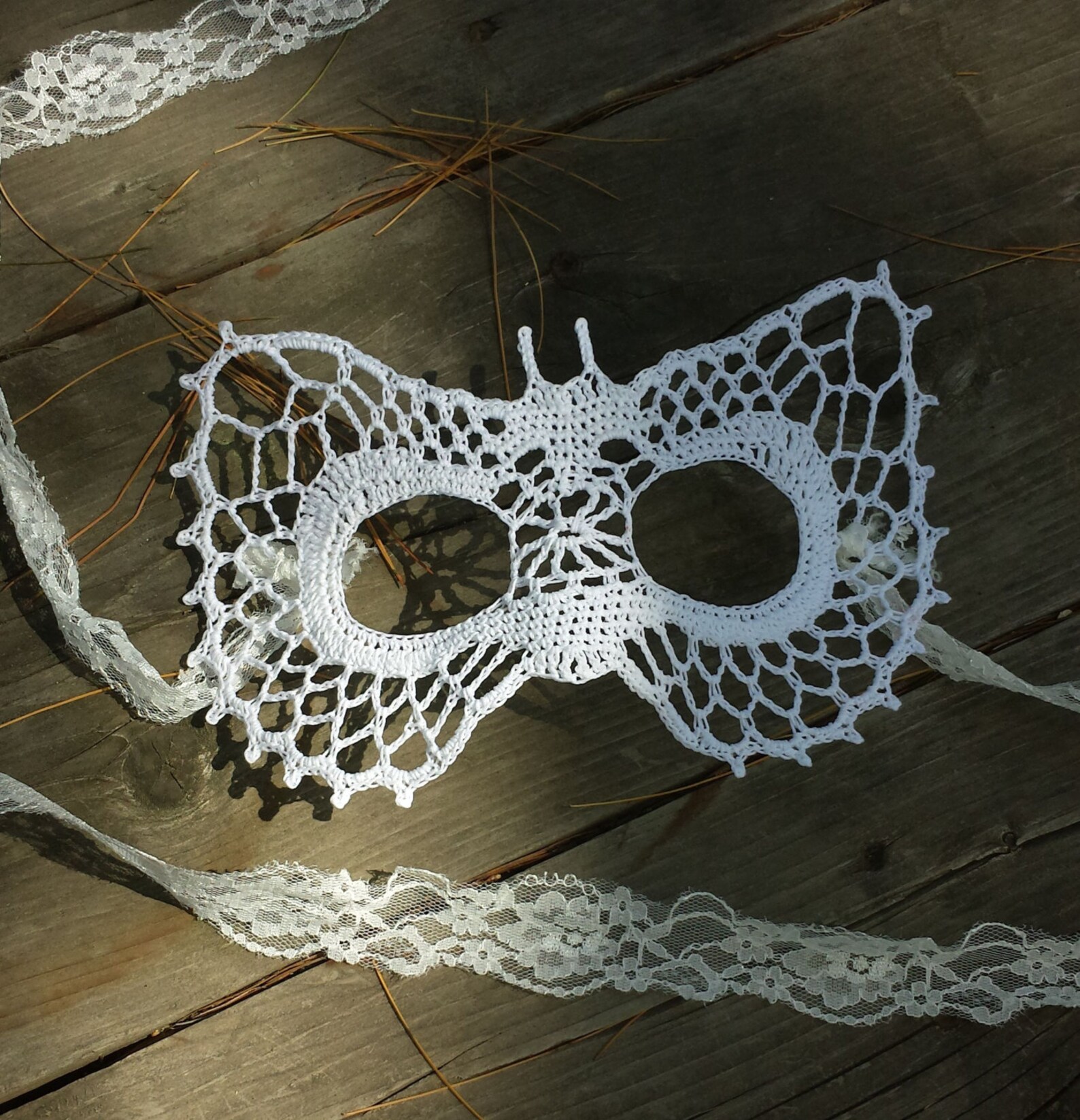 Crochet Pattern Butterfly Lace Masquerade Mask PDF Photo Prop Costume ...