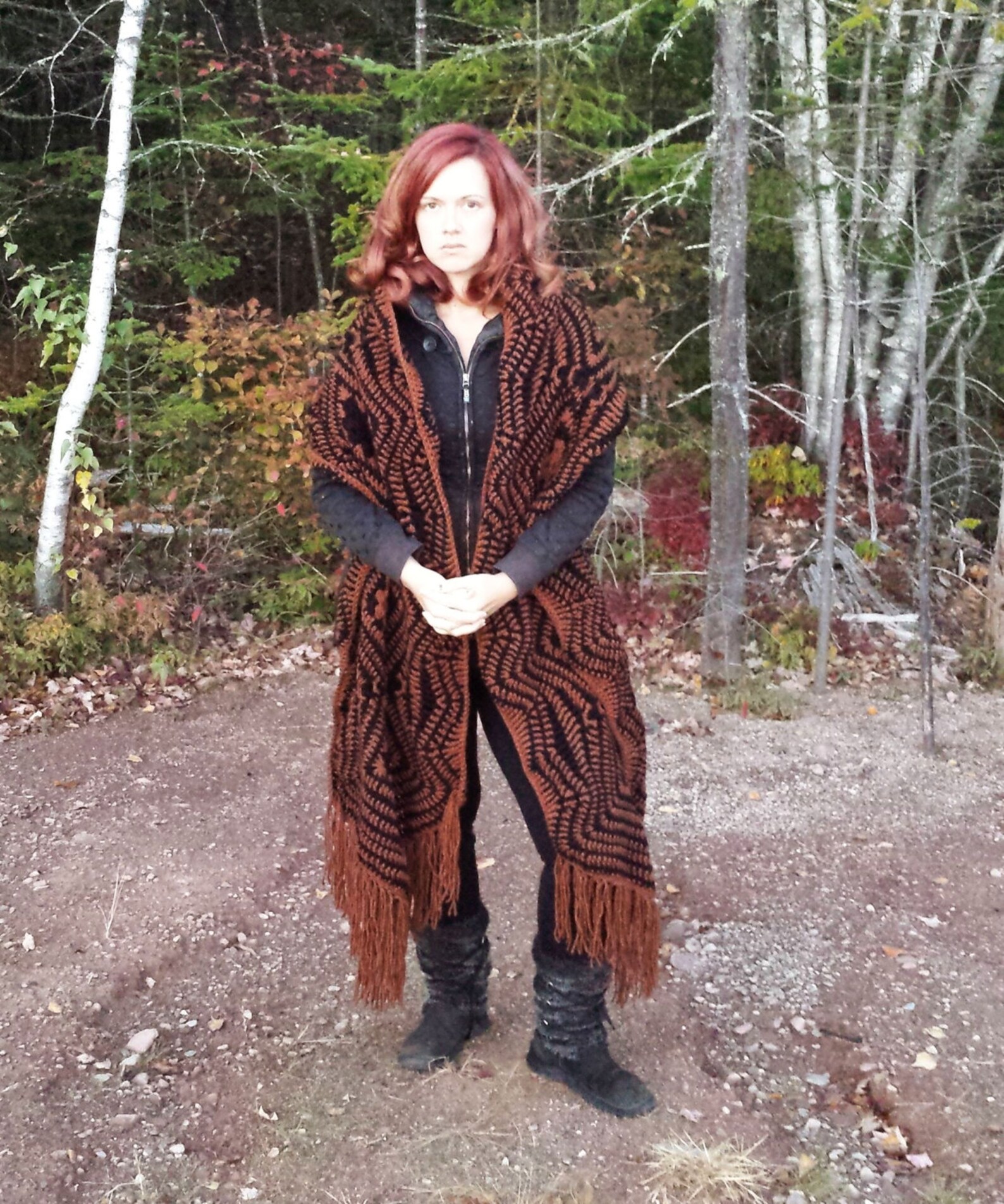 Sharp Super Scarf Crochet Pattern: Geometric Granny Square, Boho ...