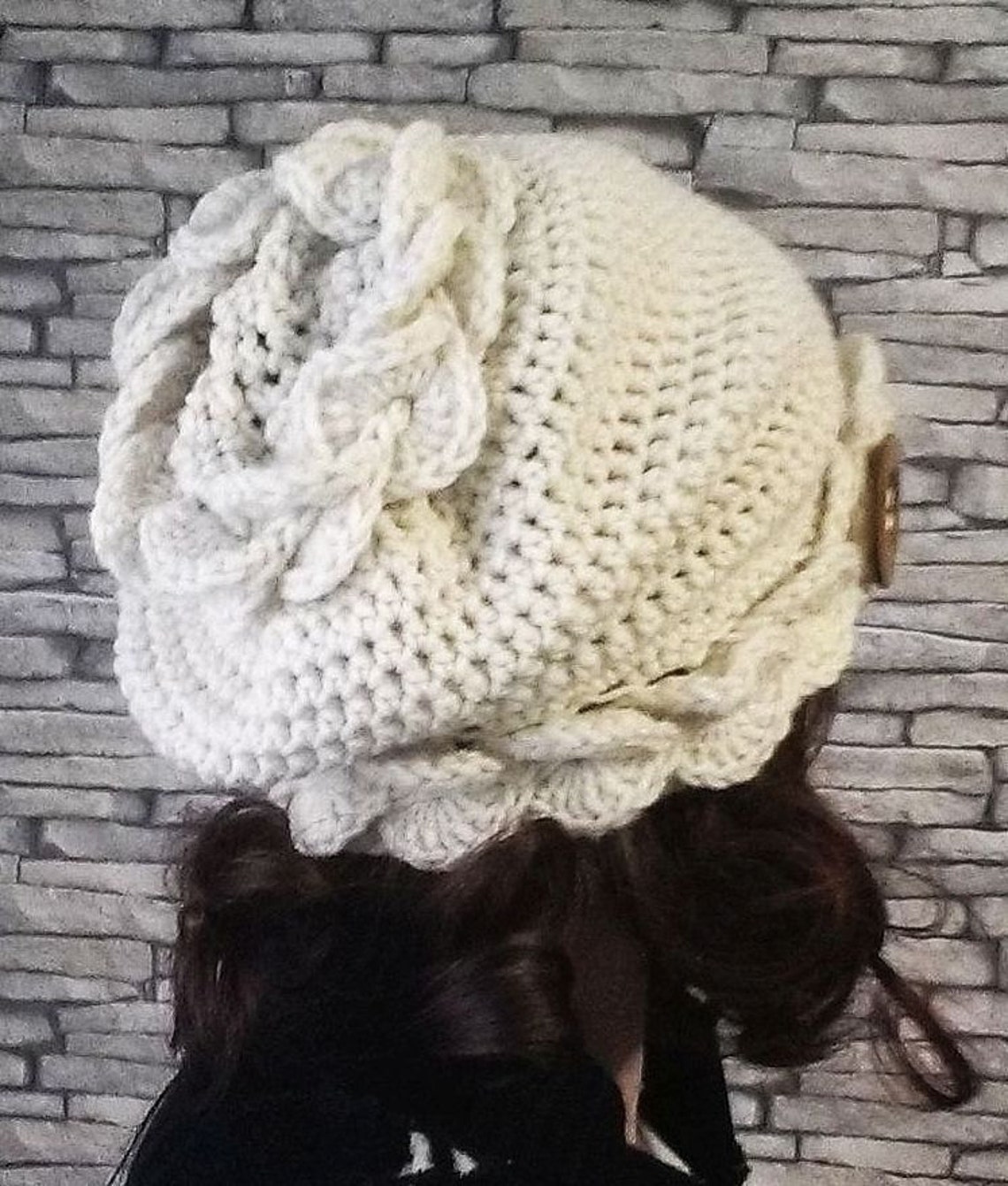 Sequin Stitch Slouch Hat Crochet Pattern Slouchy Warm Designer Textured ...