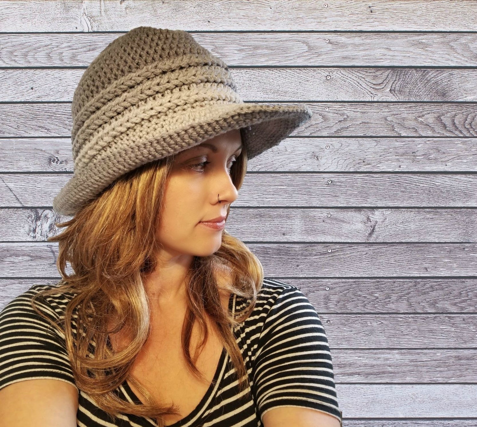 Crochet Fedora Hat Pattern: Braided Band, Child & Adult Sizes (PDF ...