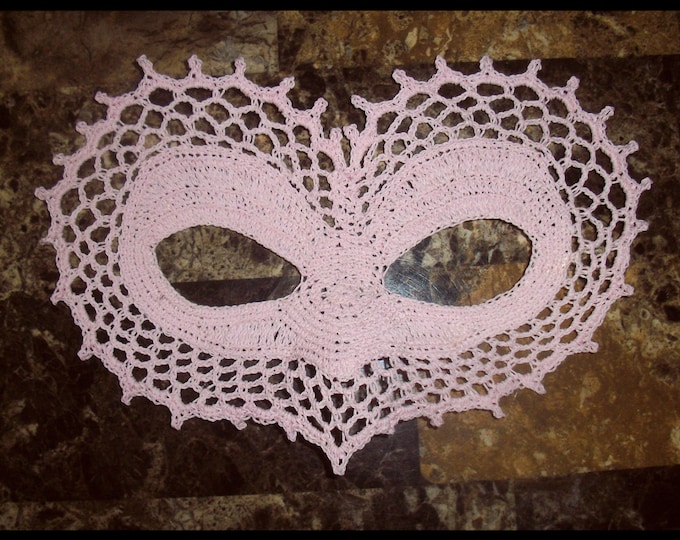 Lace Masquerade Mask Crochet Pattern EN/DE: PDF Mask Crochet, Carnival ...