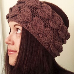 Sequin Stitch Headband Crochet Pattern Download Textured Circle Weave ...